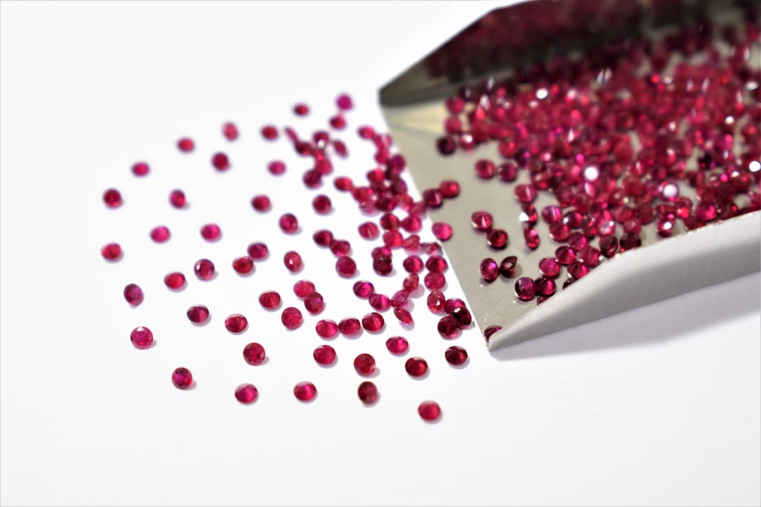 Natural Red Ruby Round Cut SIZE CHOICE Loose Gemstones - Etsy