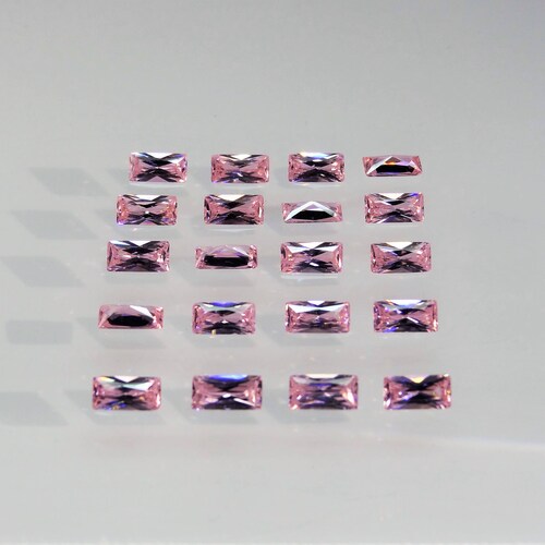 White CZ Baguette Princess Cut Shape SIZE CHOICE Loose Stones | Etsy