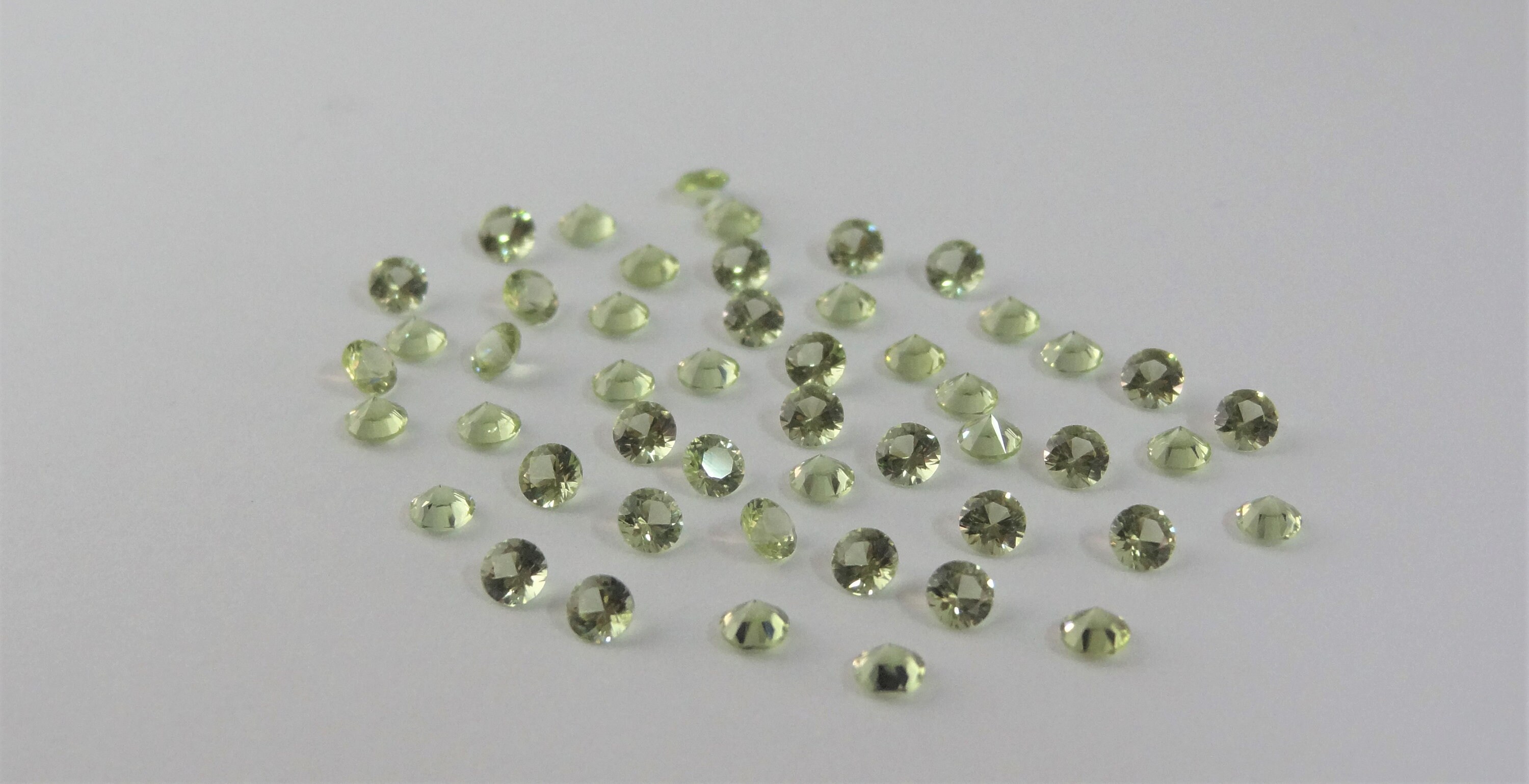 Peridot Round Brilliant Cut SIZE CHOICE Loose Stones High - Etsy