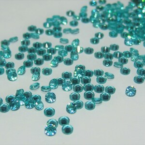 Paraiba Yag Round Brilliant Cut SIZE CHOICE Loose Stones Yttrium ...