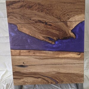 Custom Small Chest of Drawers Featuring Epoxy River, 4 Touch Open ...