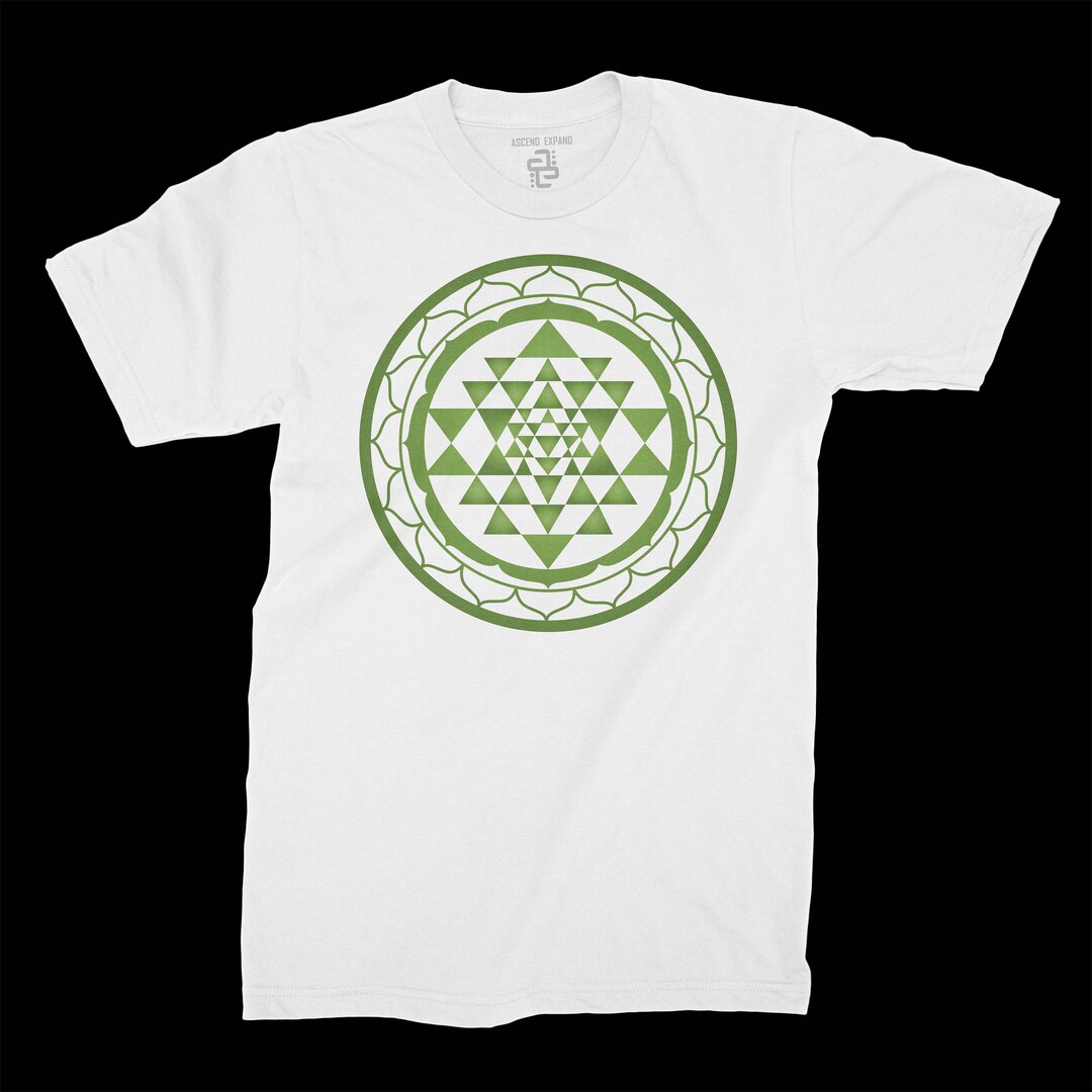 Sri Yantra Shirt~ - Usa Made ~ Waterbase Ink - Etsy