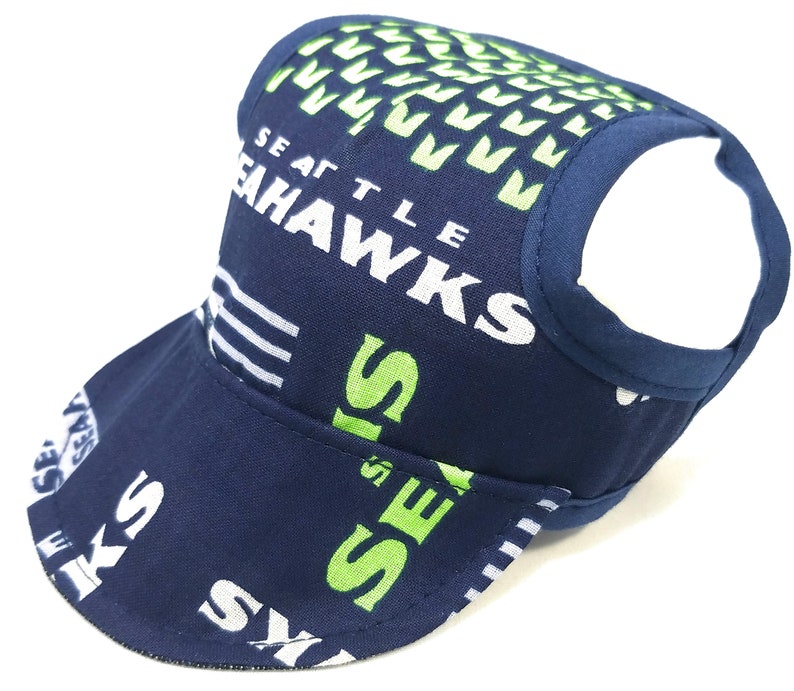 Dog Hat - Seahawks Sports Fabric - Etsy