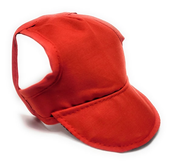 Dog Hat Red Solid - Etsy