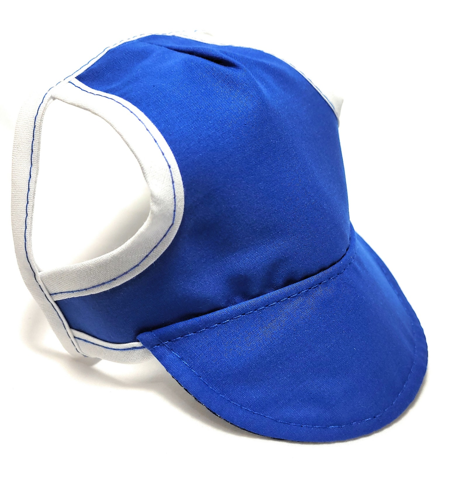 Dog Hat Royal Blue White Trim - Etsy
