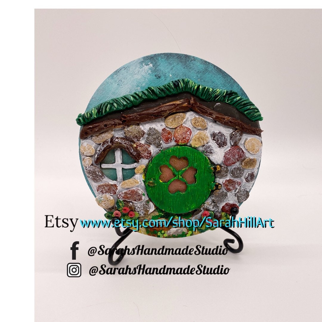 Leprechaun House, Tiny Desk Art - Etsy