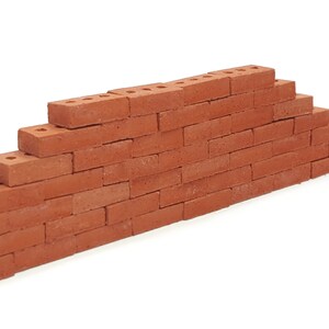 Real Mini Red Bricks - Premium Quality - 1/12 Scale, Perfect for ...