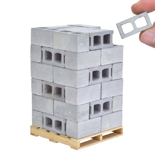 Miniature Concrete Blocks Made of Cement Premium Quality - Etsy