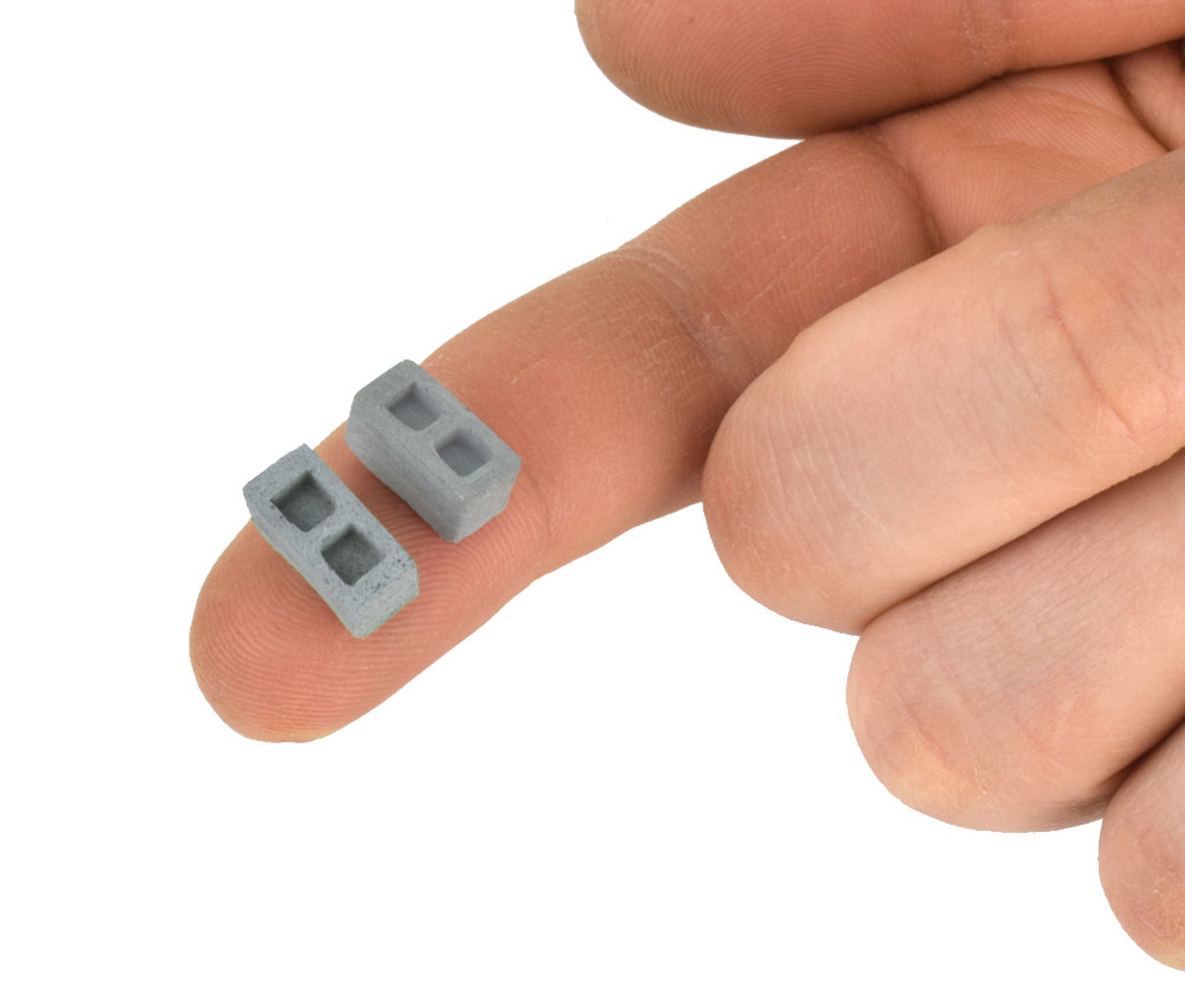 Miniature Cinder Block Mold, 1:35 Scale, Silicone Rubber. A Perfect ...