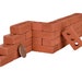 Miniature Red Bricks, 1:6 Scale, Blocks Perfect for Diorama Supplies ...