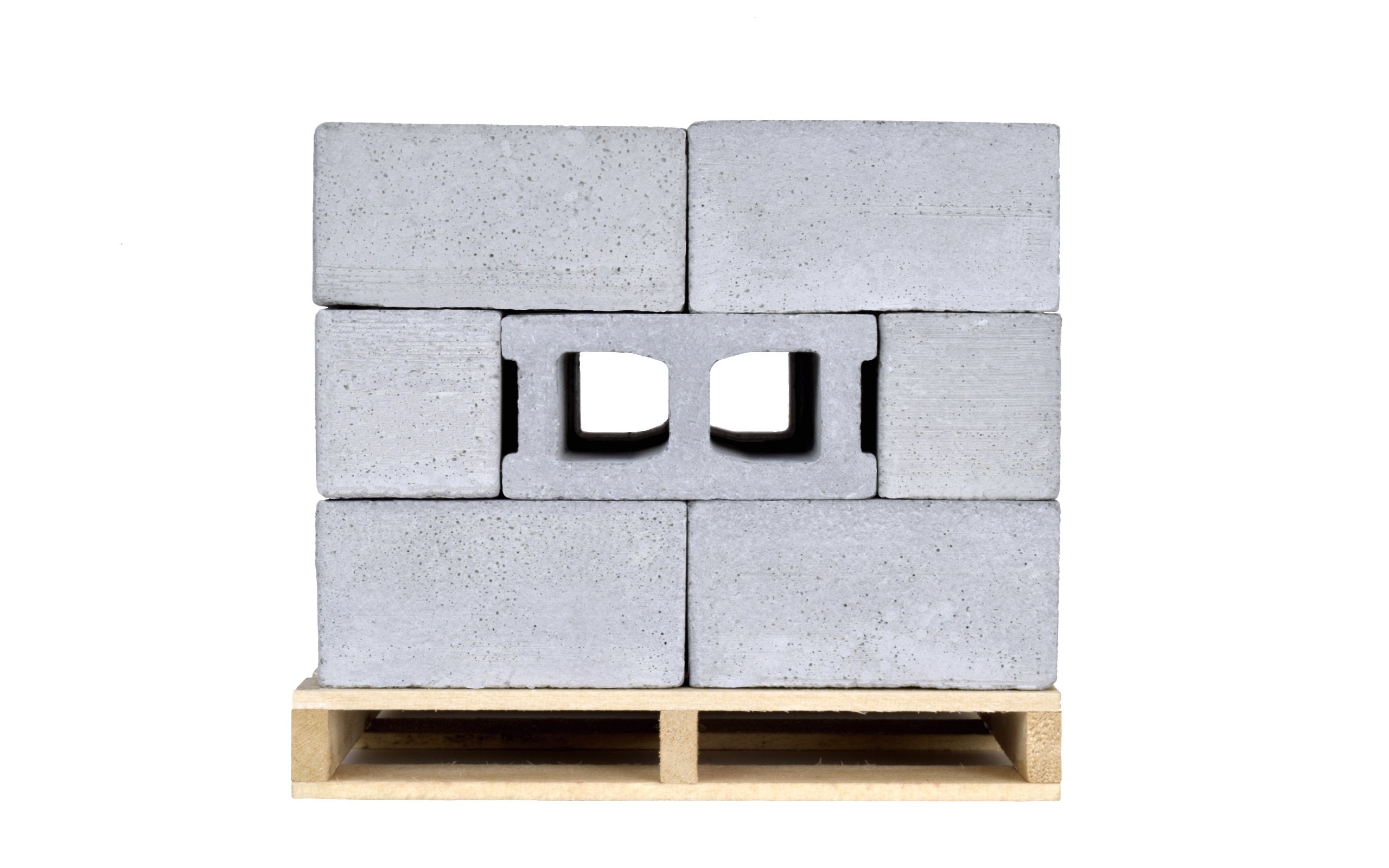 Mini Cinder Blocks Made of Cement With Pallet Premium - Etsy UK