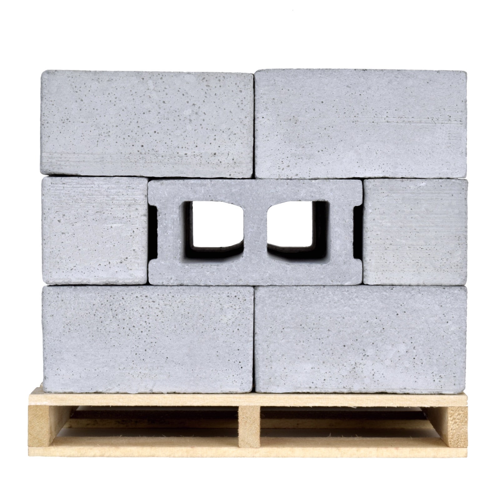 Mini Cinder Blocks Made of Cement With Pallet Premium Quality 1/12 ...