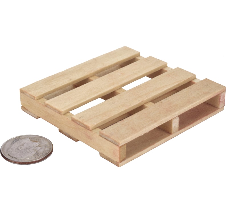Miniature Pallet - Premium Quality - Perfect for Dioramas, Gifts for ...