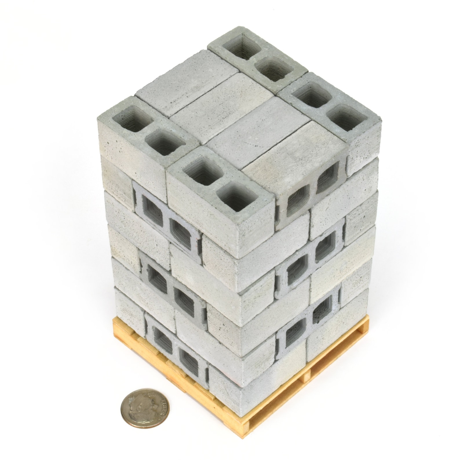 Mini Cinder Blocks Made of Cement With Pallet Premium Quality 1/12 ...