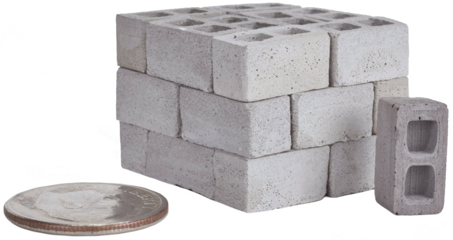 Miniature Cinder Block Mold, 1:35 Scale, Silicone Rubber. A Perfect ...