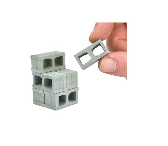 Miniature Concrete Blocks Made of Cement Premium Quality - Etsy UK