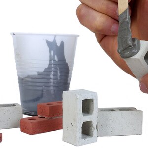 Miniature Concrete Blocks Made of Cement - Premium Quality - 1/12 Scale ...