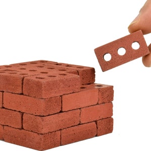 Mini Red Bricks, 1:6 Scale, Blocks and Pallet - Perfect for Diorama ...