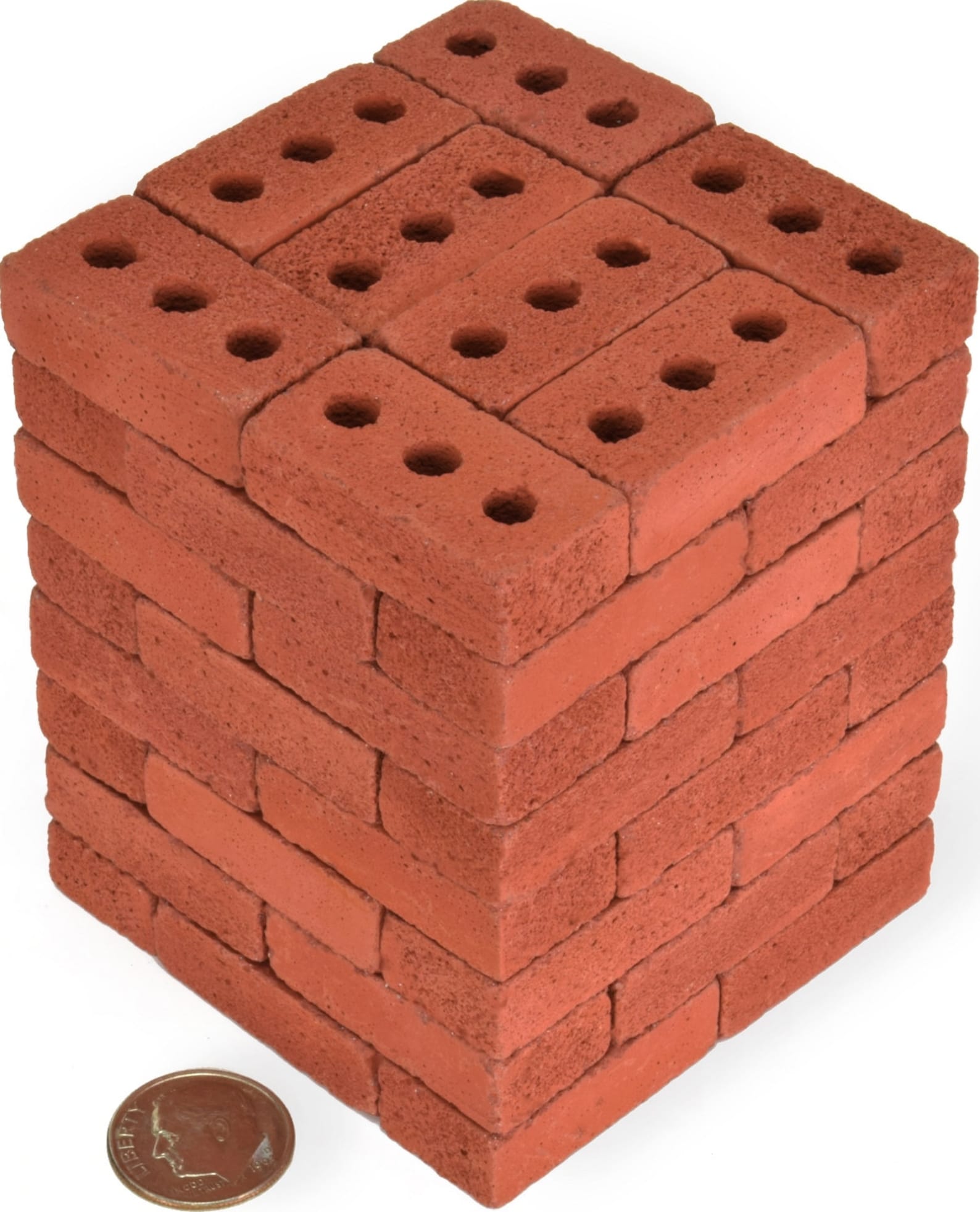 Miniature Red Bricks, 1:6 Scale, Blocks - Perfect for Diorama Supplies ...