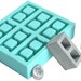 Miniature Cinder Block Mold, 1:10 Scale, Silicone Rubber. A Perfect ...