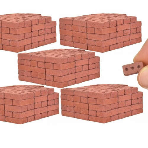 Miniature Red Bricks 1:6 Scale Blocks Perfect for Diorama - Etsy
