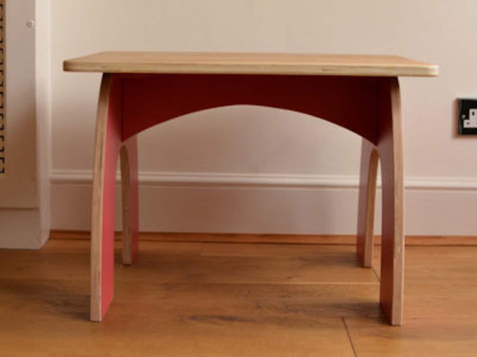 Kids Curved Wooden Table | Etsy UK