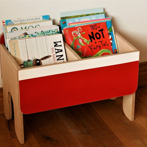 Just One More Story Book Bin Book Storage Books Toy - Etsy