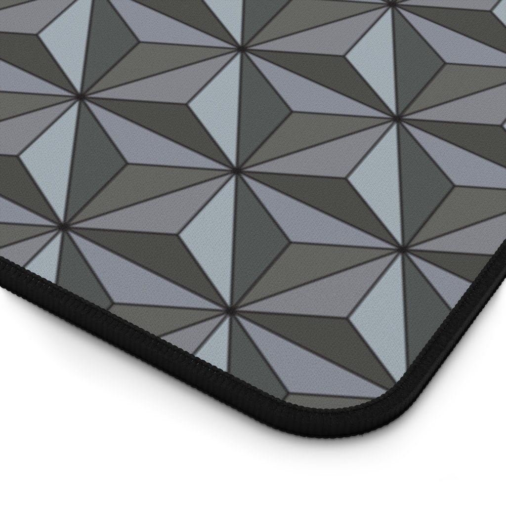 Spaceship Earth Pattern Desk Mat - Etsy