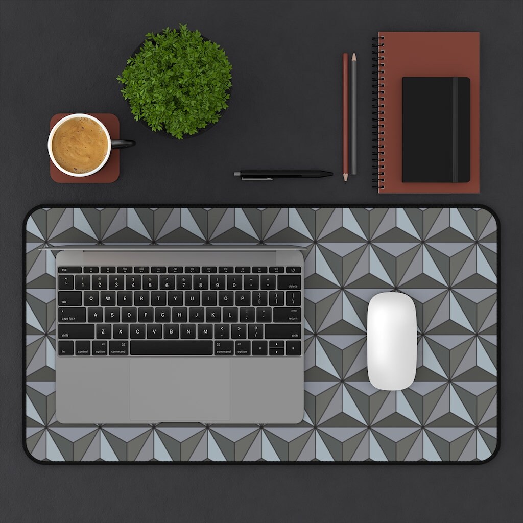 Spaceship Earth Pattern Desk Mat - Etsy