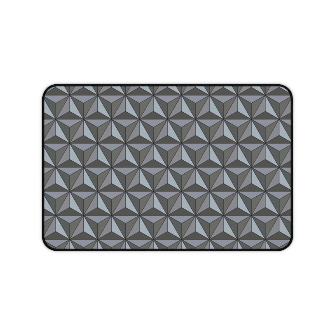 Spaceship Earth Pattern Desk Mat - Etsy
