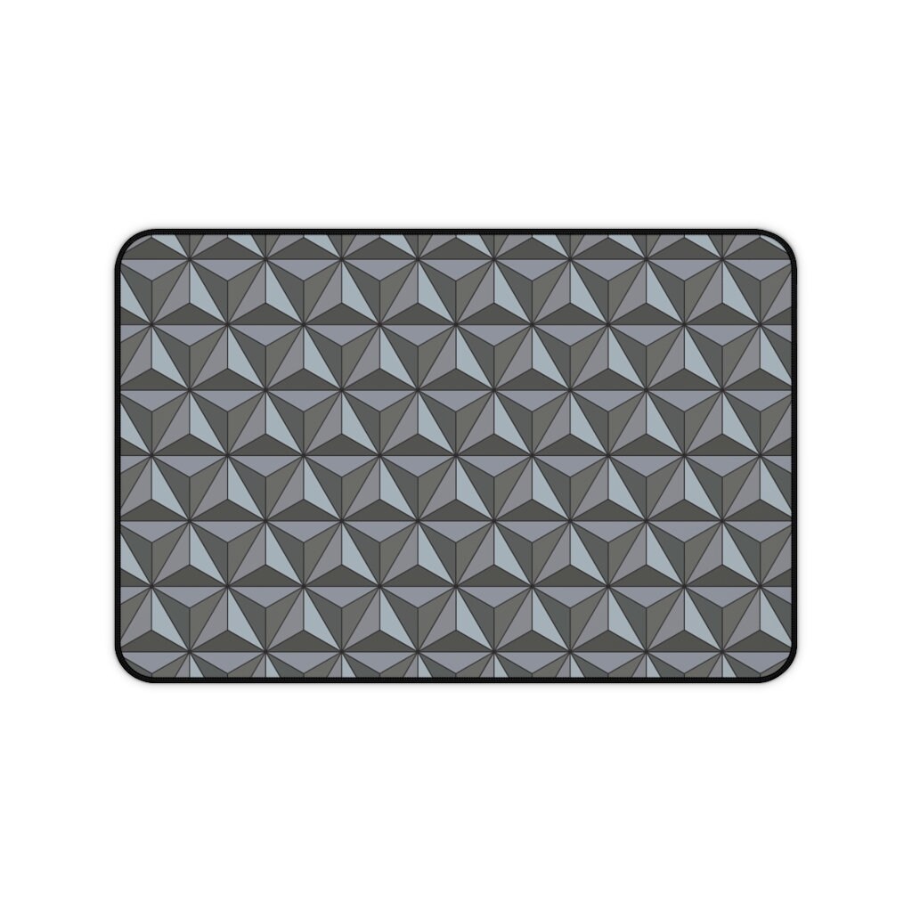 Spaceship Earth Pattern Desk Mat - Etsy
