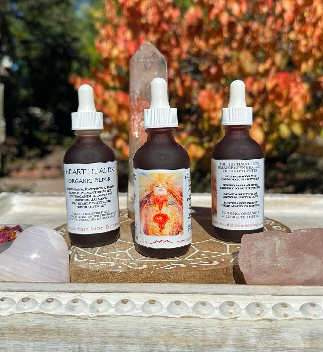 Heart Healer Heart Chakra Opening Tincture With Bobinsana - Etsy