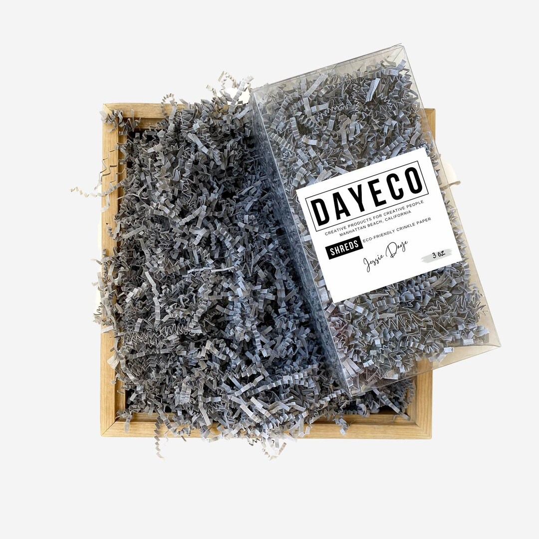 Basic Paper Shred Gray mailer Box Stuffing - Etsy