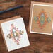 Navajo Design Embroidered Greeting Card | Handmade Sewn Card | Navajo ...