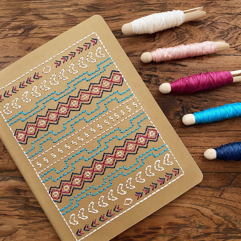 Boho Journal | Southwest Journal | Hand Sewn | Geometric | Native ...