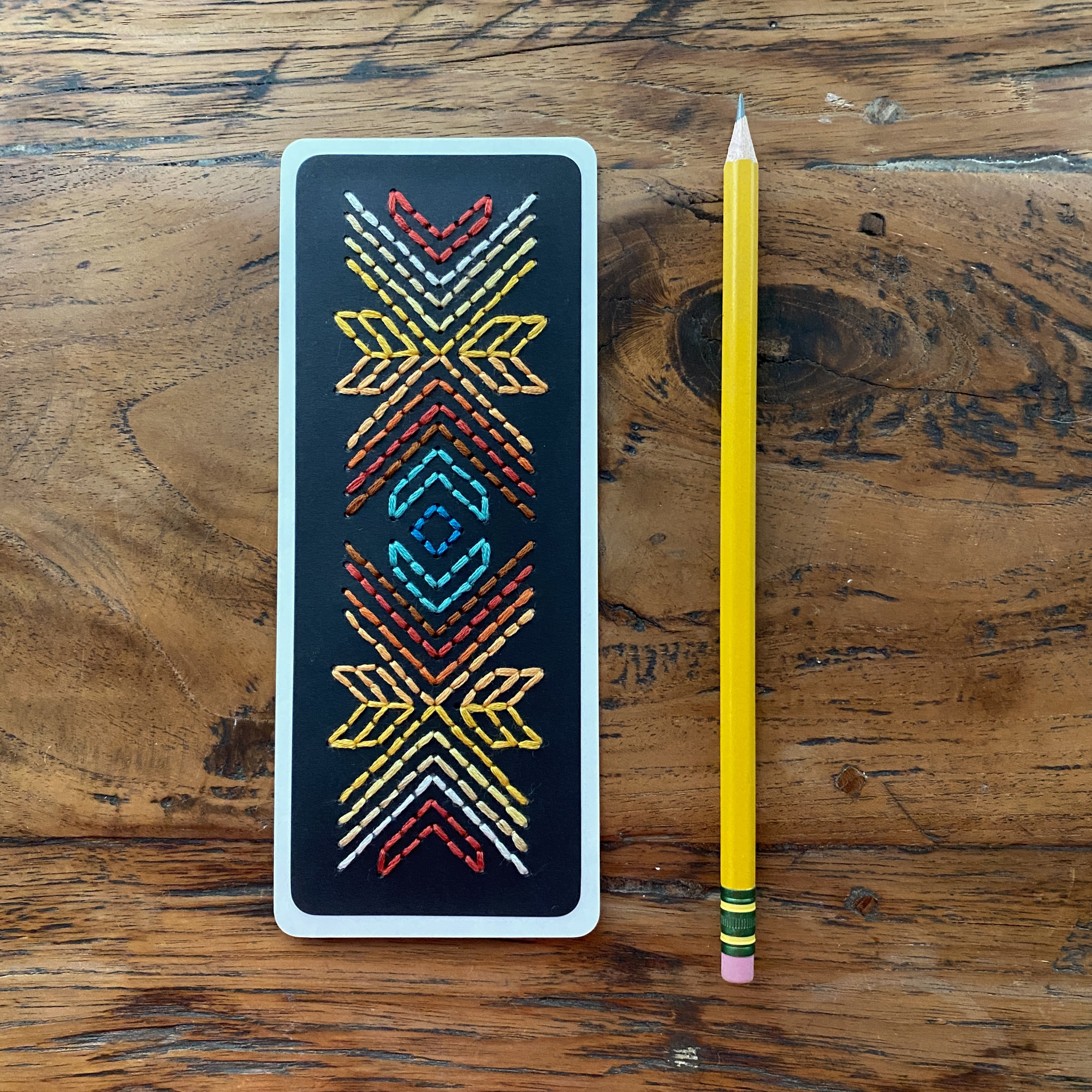 Boho Bookmark | Southwest Bookmark | Hand Sewn Bookmark | Book ...