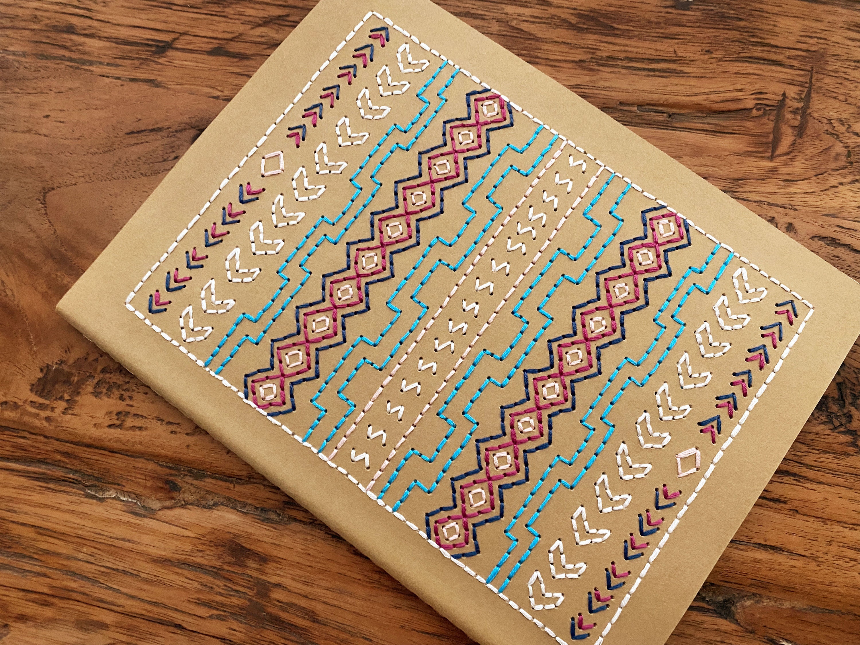 Boho Journal | Southwest Journal | Hand Sewn | Geometric | Native ...
