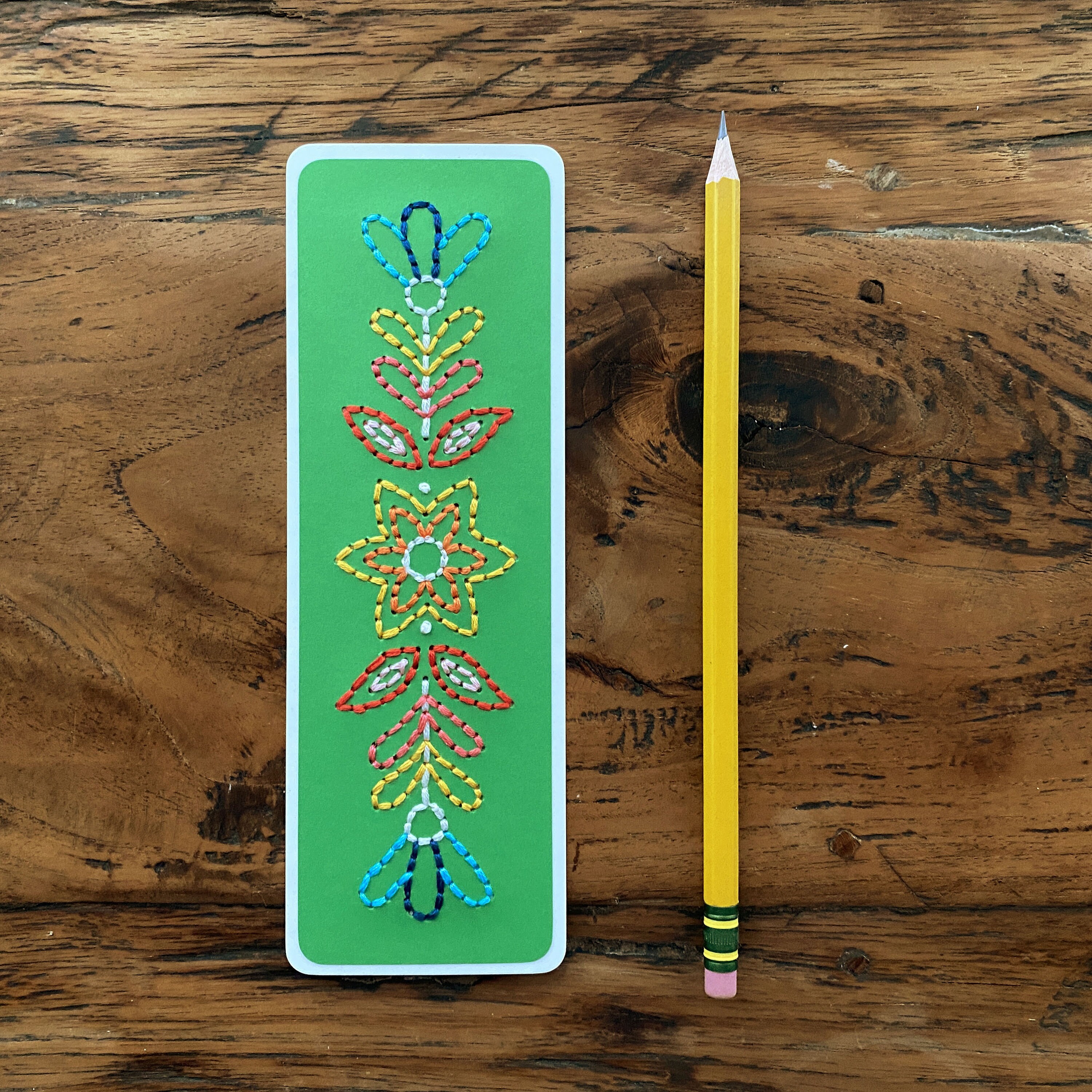 Mexican Design Bookmark Bookmarks Hand Sewn Bookmark Book Accessories ...