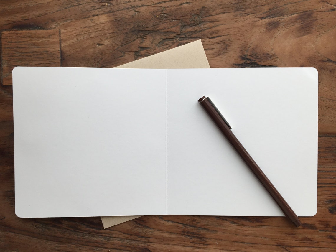 Starburst Embroidered Square Greeting Card | Handmade Sewn Card ...