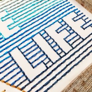 Lake Life | Lake Sign | Lake Life Art | Hand Sewn | Lake House Decor ...