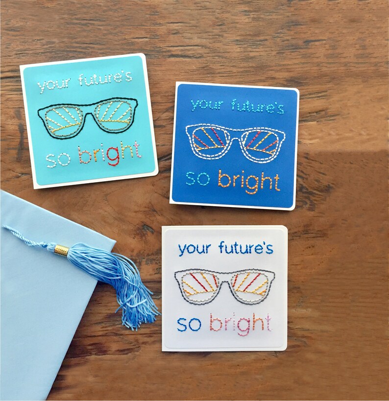 Graduation Card Graduation Bright Future College - Etsy