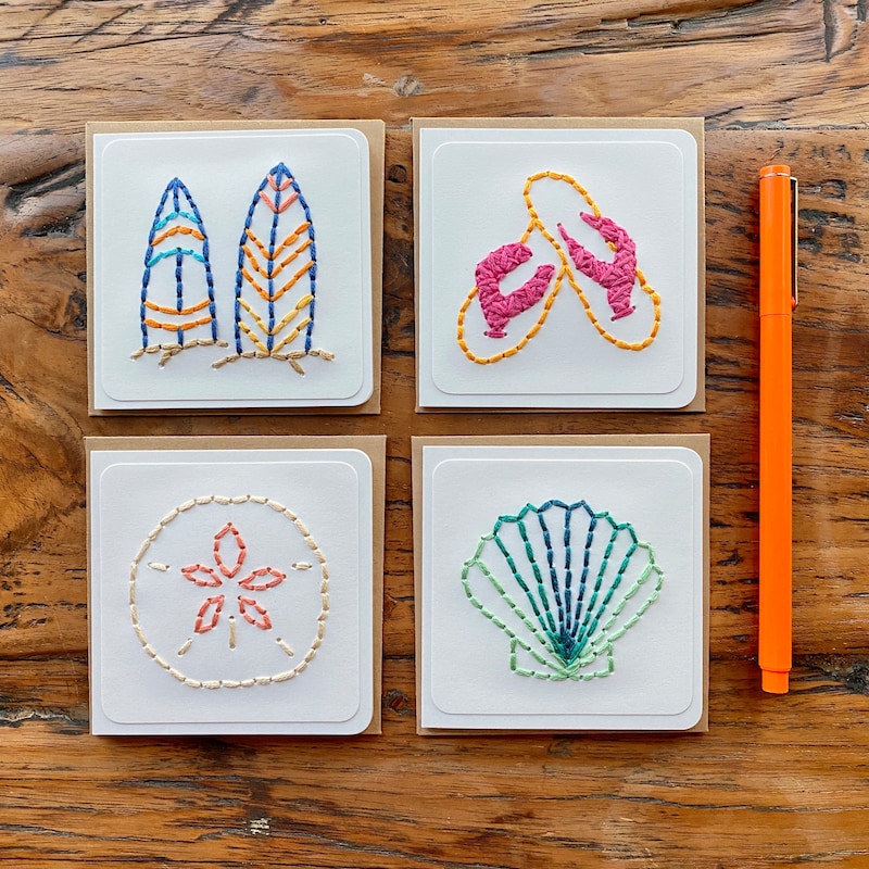 Sand Dollar Cards - Etsy