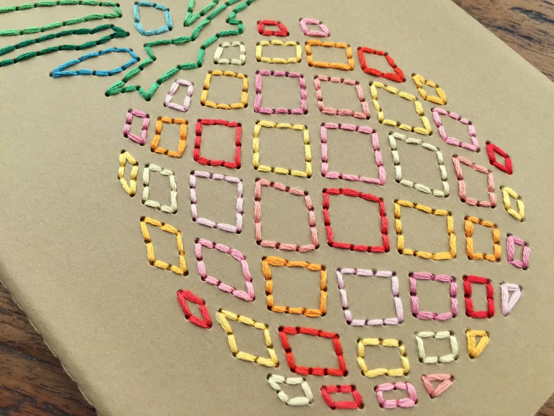 Pineapple Notebook Pineapple Journal Custom Sketchbook Sketchbook ...