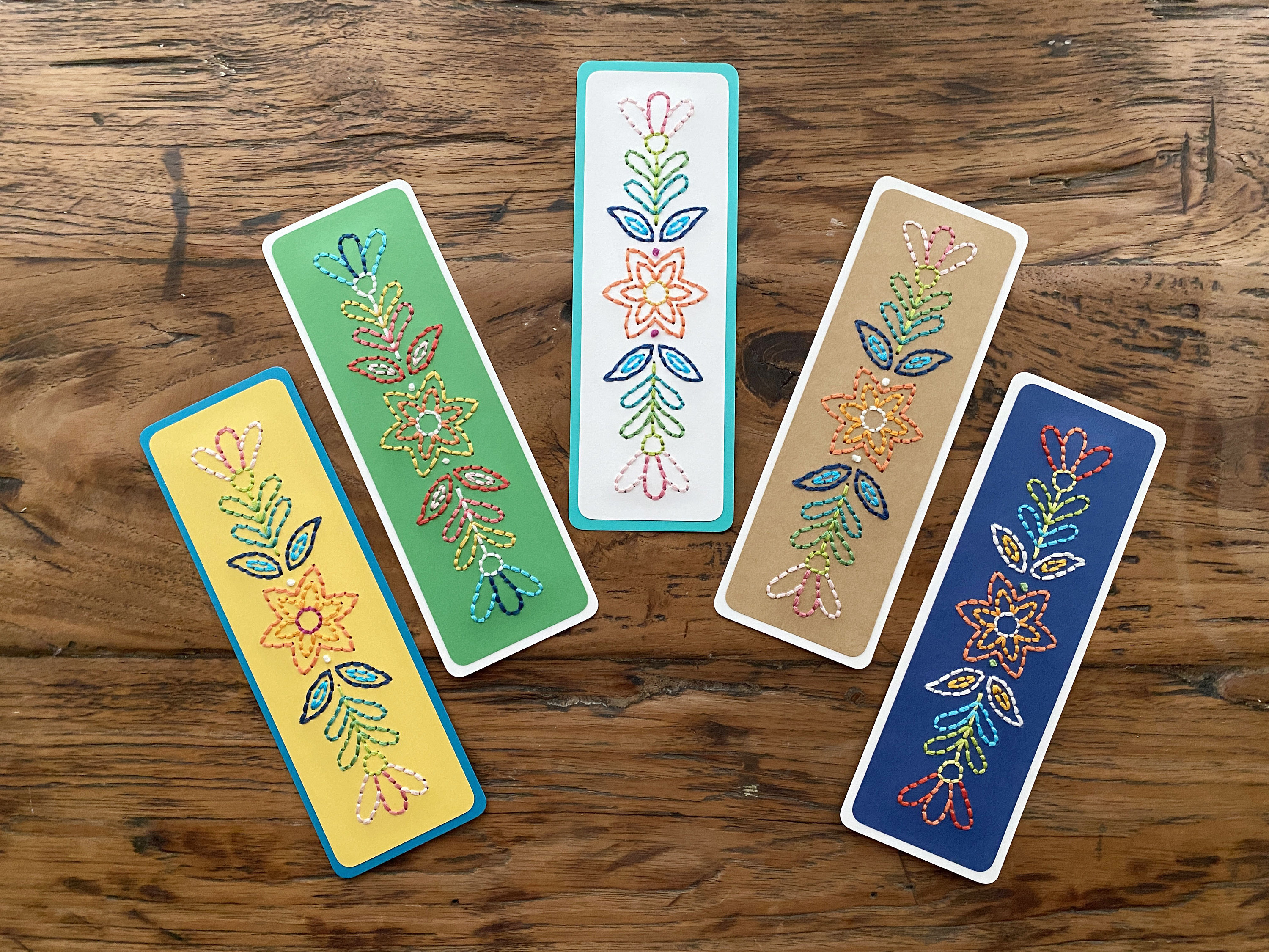 Mexican Design Bookmark Bookmarks Hand Sewn Bookmark Book Accessories ...