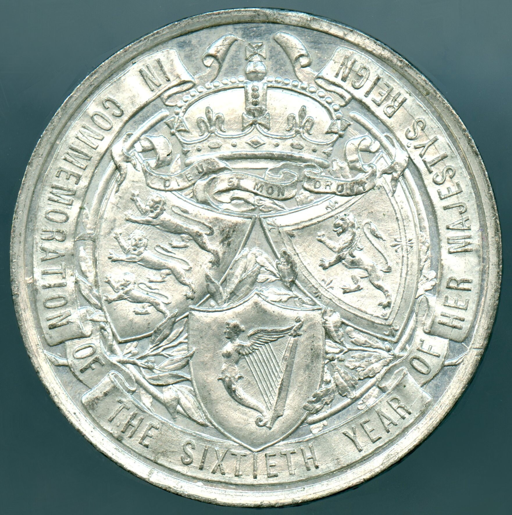1897 Great Britain Victoria Regina 1837-1901, jubilee medal - Etsy.de