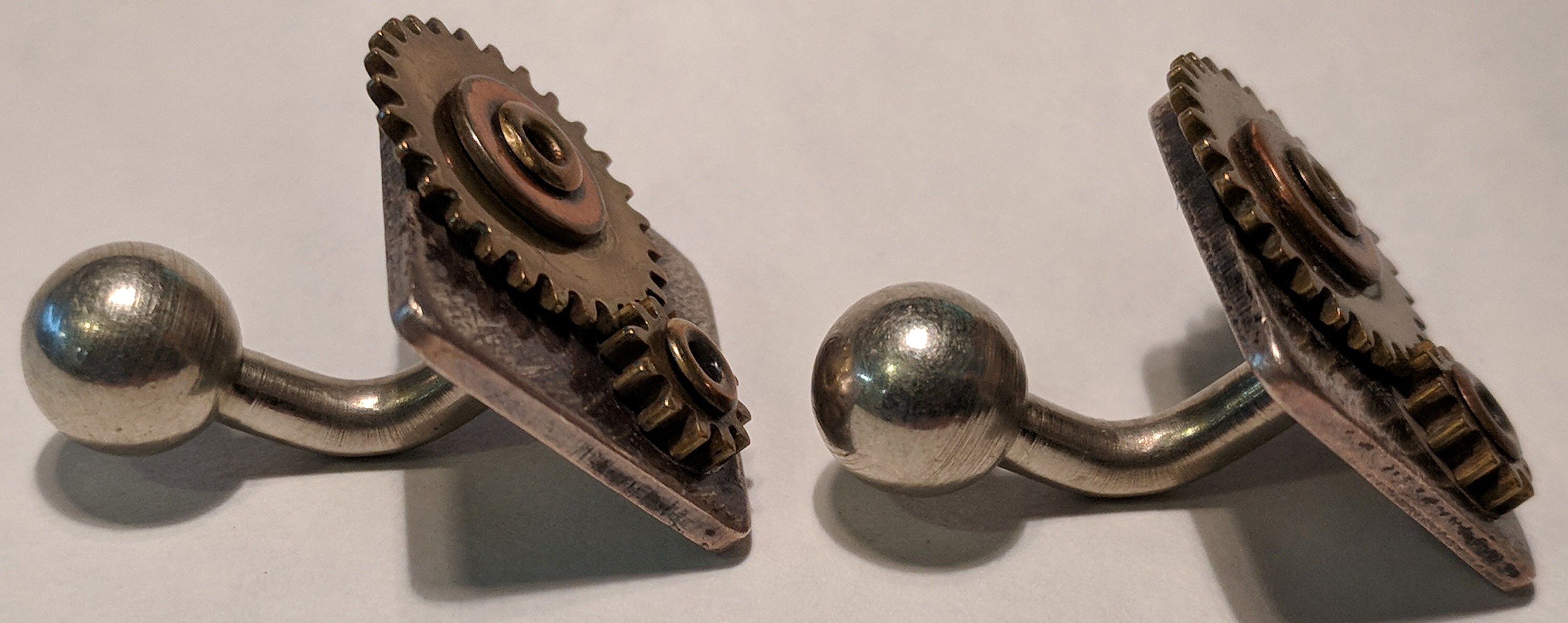Vintage Frank Rebajes gears Cuff Links - Etsy