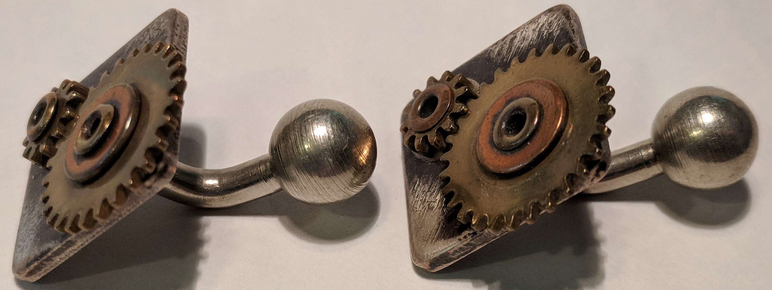 Vintage Frank Rebajes gears Cuff Links - Etsy