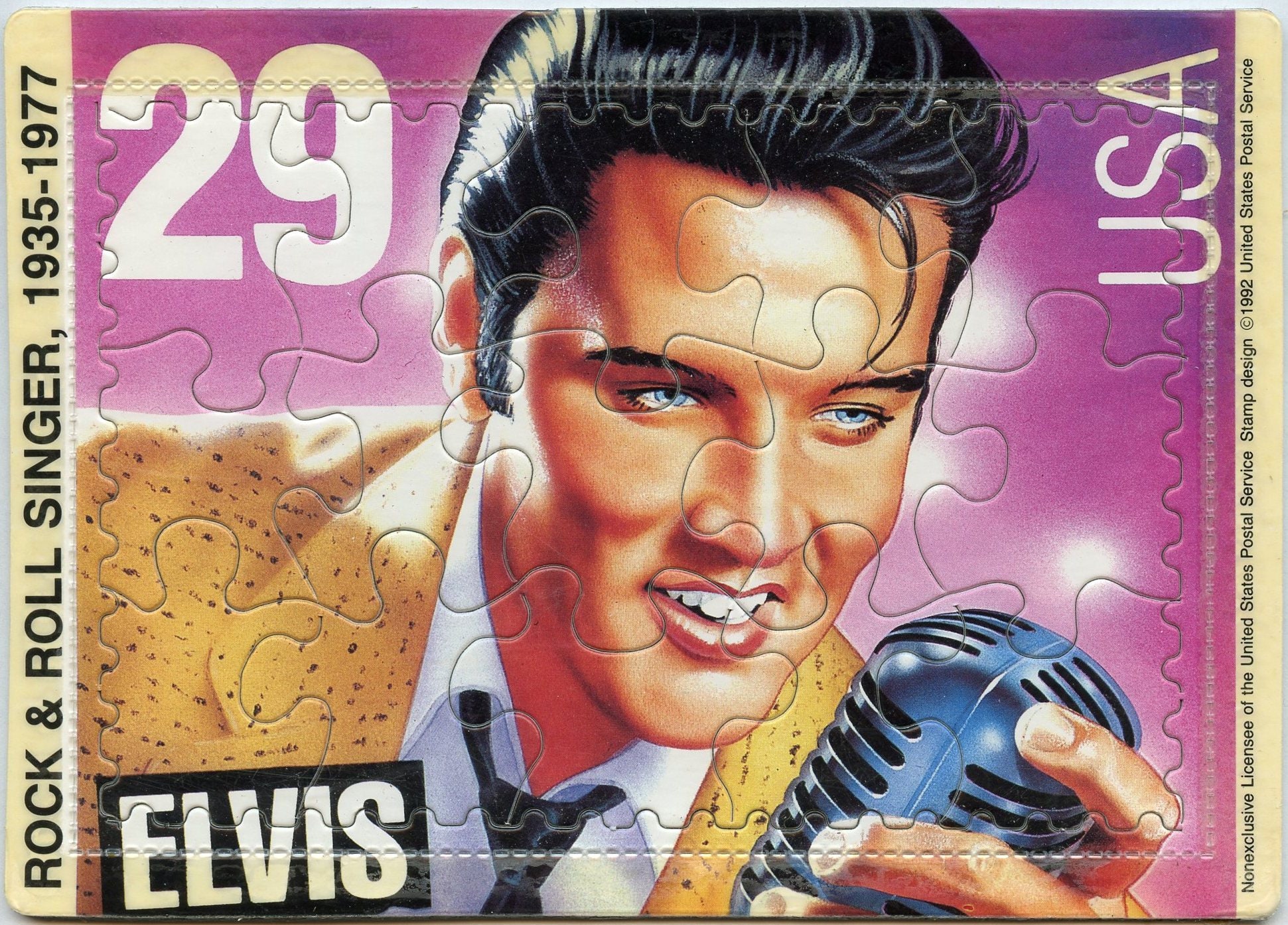 Elvis Presley Trio of Elvis Presley Stamp Theme Collectibles | Etsy