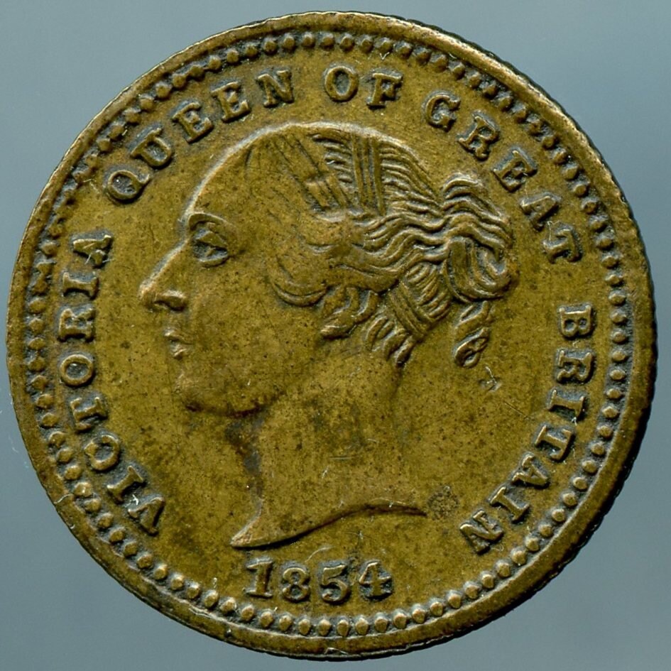 1856 British Tokens Brass Counter Token Queen Victoria and Napoleon - Etsy