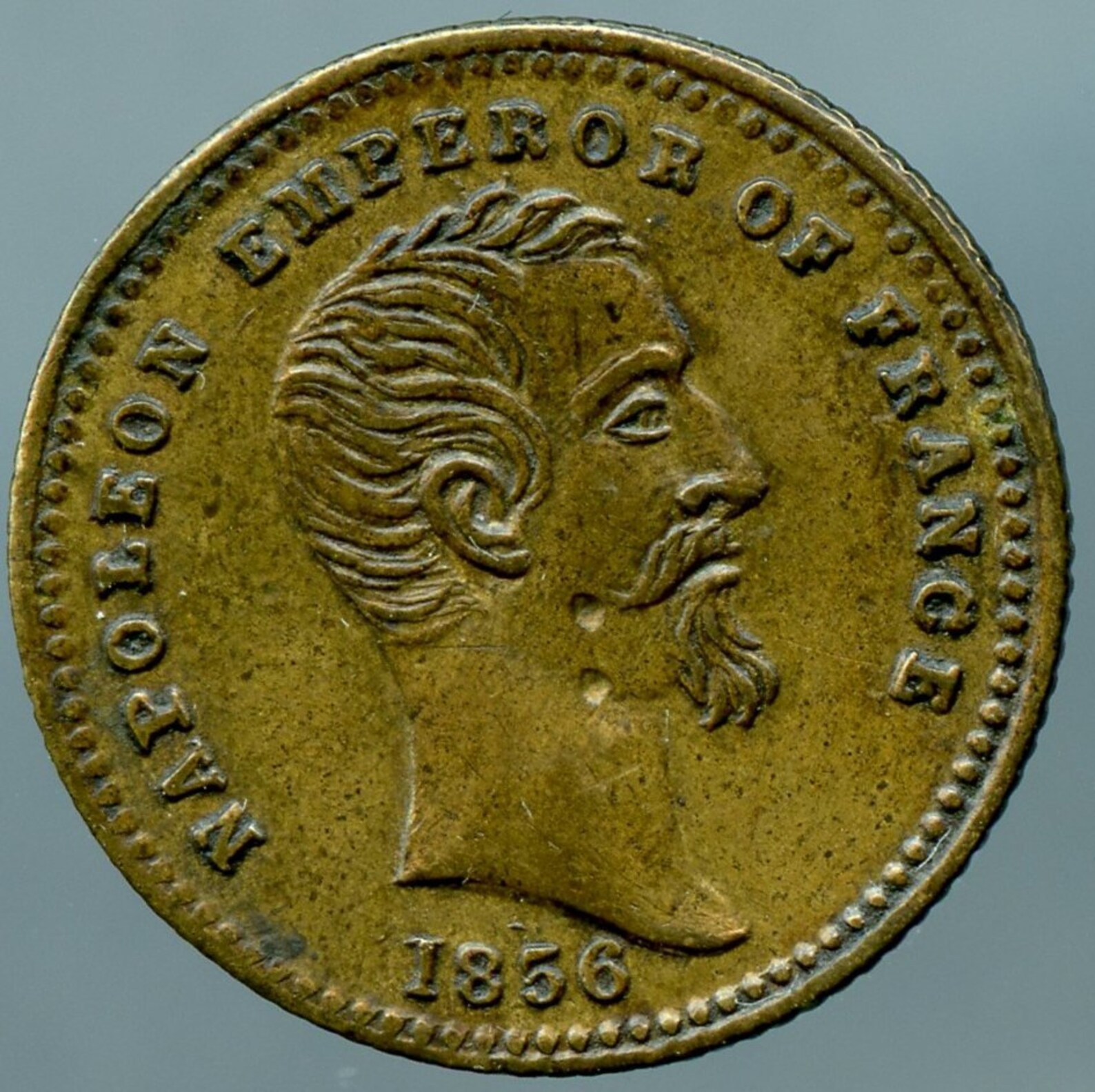 1856 British Tokens Brass Counter Token Queen Victoria and Napoleon - Etsy